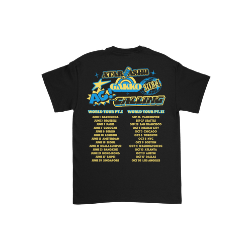 AG! Calling Blue & Black Tour T-Shirt – ATARASHII GAKKO!